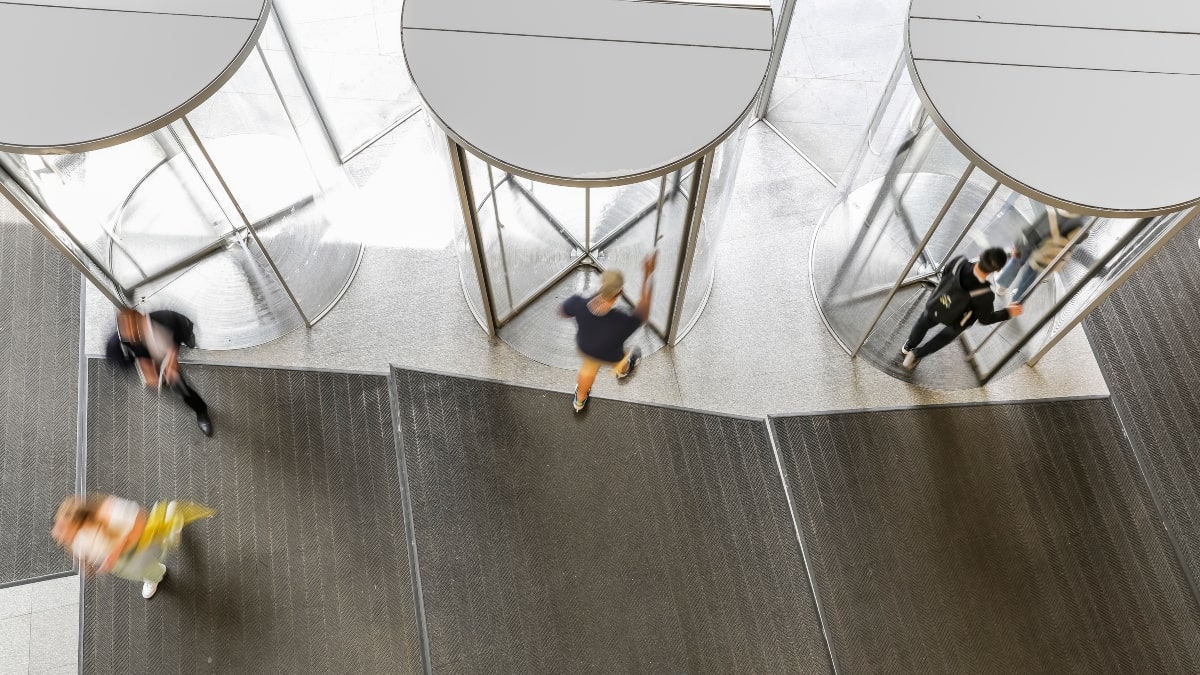 Purpose of Revolving Doors in Commercial Buildings | Go Doors